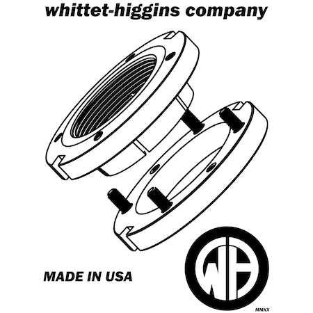 Whittet-Higgins Bearlok Locknut Mech. Lock Metric BLM-11 | Zoro